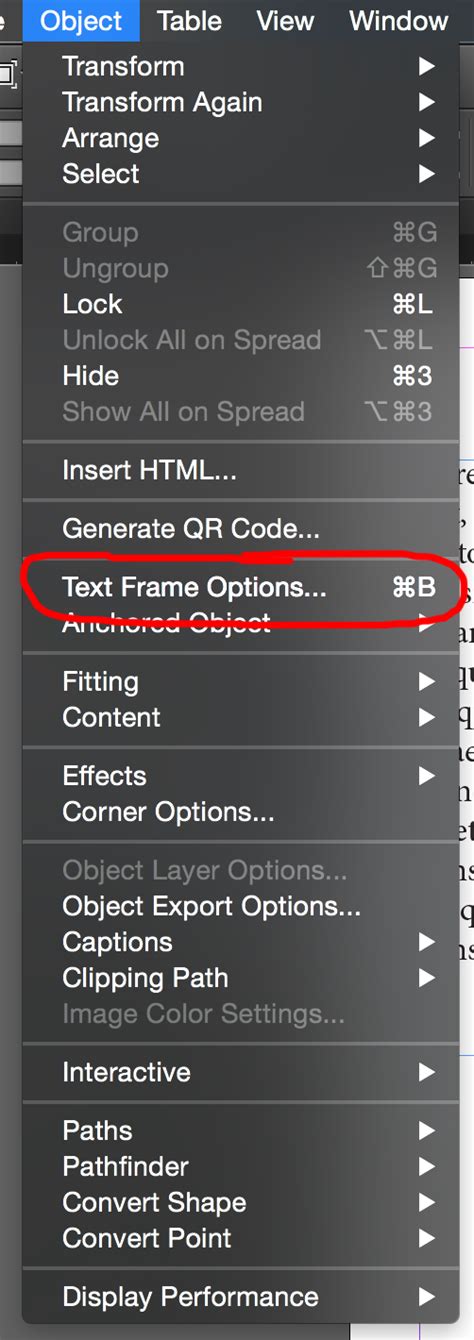 Adobe Indesign Text Wrap Have Two Text Boxes Behave Differently