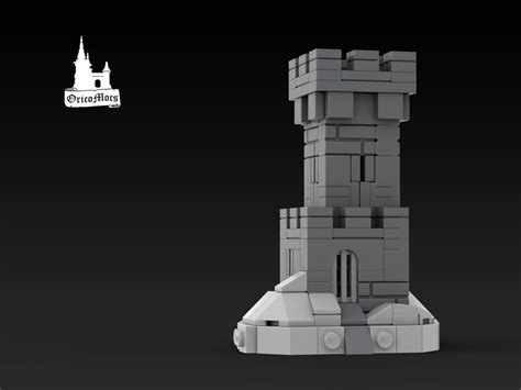 Lego Moc Micro Tower By Oricomocs Rebrickable Build With Lego