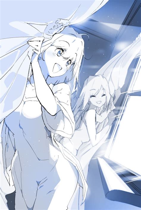 Megumi Hinoto And Nishimiya Haru Kimi To Shiranai Natsu Ni Naru Drawn