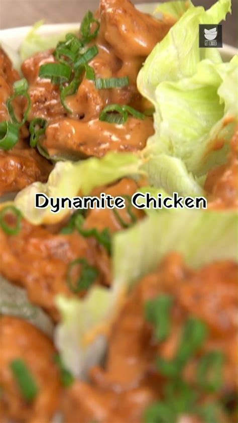 Spicy And Tangy Dynamite Chicken Recipe
