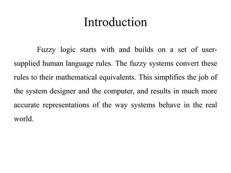Fuzzy Logic Controller Pptx Programming Languages Computing
