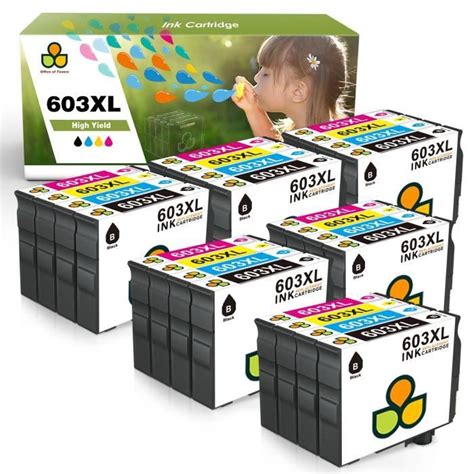 OFT 603XL 24x Cartouches D Encre Pour Epson 603 XL Compatible Pour