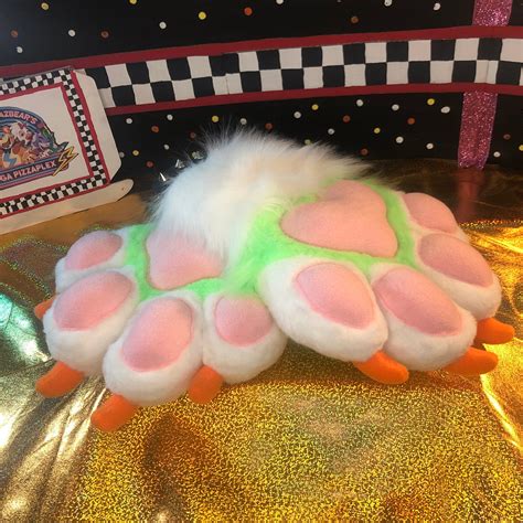 Fnaf Sb Glamrock Chica Fursuit Paws Etsy
