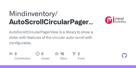Github Mindinventory Autoscrollcircularpagerview