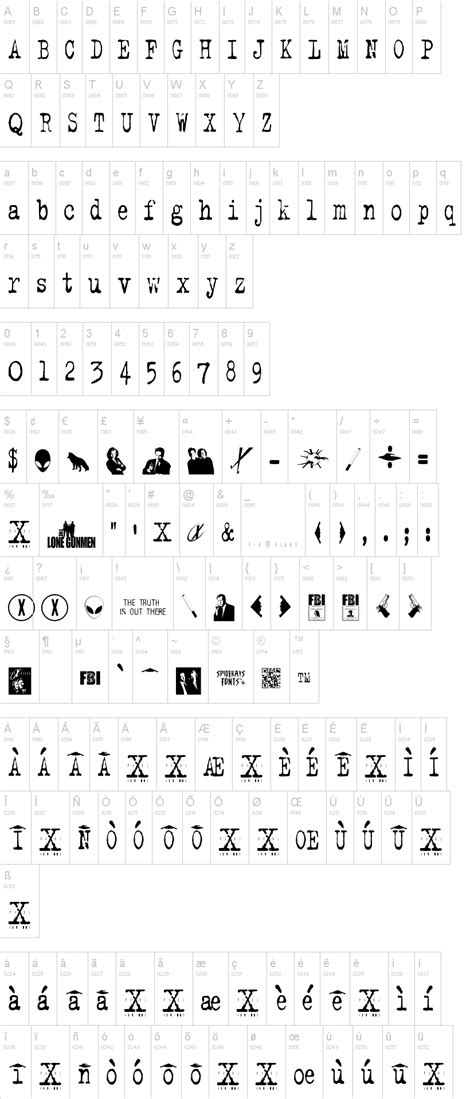 The X Files Font