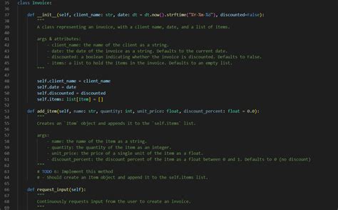 Solved Class Item Definitself Name Str Quantity