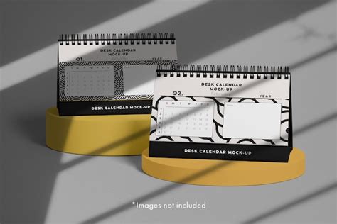 Premium Psd 03desk Calendar Mock Up