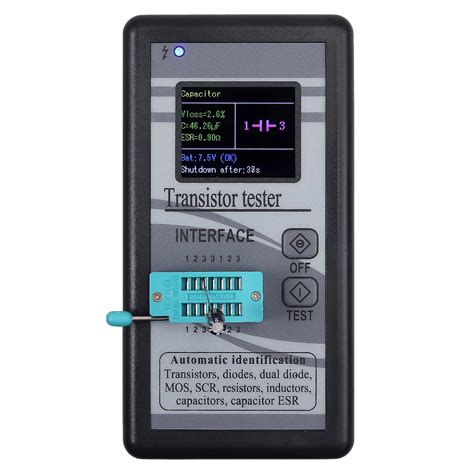 Digital Transistor Tester Mosfet Transistor Capacitor Tester With Mini