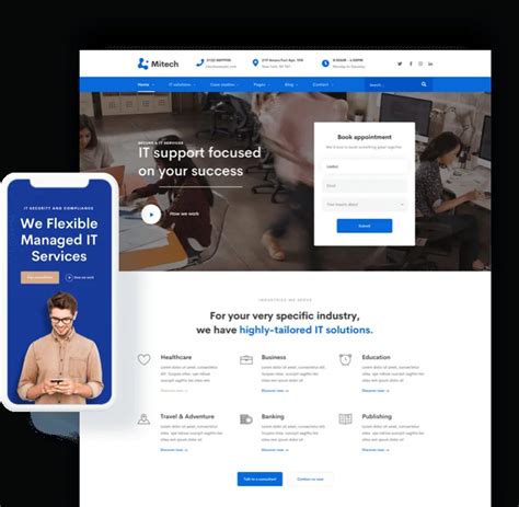 Mitech Vuejs Nuxt Js Technology And Blog Template