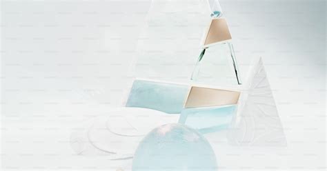 테이블 위에 앉아 있는 흰색과 파란색 물체 사진 Unsplash의 3d 이미지