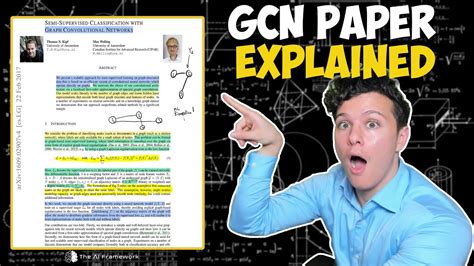 Graph Convolutional Network Gcn Paper Explained Youtube