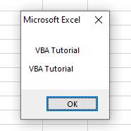 VBA Trim LTrim And RTrim For Removing Spaces