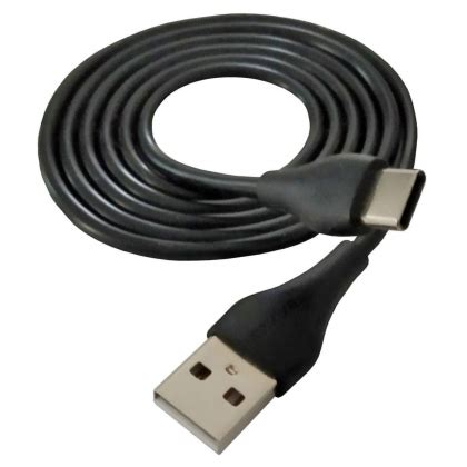 Cabo USB C A Turbo Metro Emborrachado Exbom Branco Mundoware