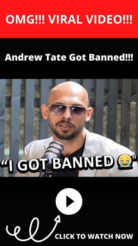 Andrew Tate Got Banned Watch This Now In 2022 Tate Viral Videos