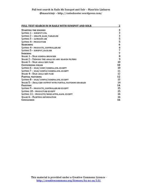 Full Text Search In Rails Ith Sunspot And Solr Maurício Linhares