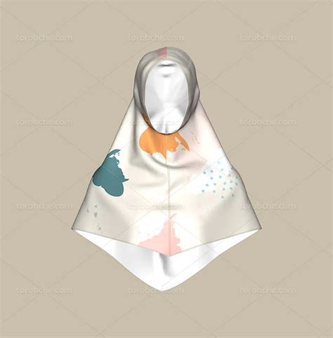 موکاپ مقنعه لایه باز گرافیک با طعم تربچه