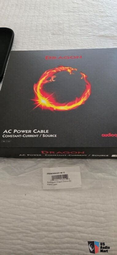Audioquest Dragon Source 1m Power Cord Latest Version Photo 5760157 Us Audio Mart