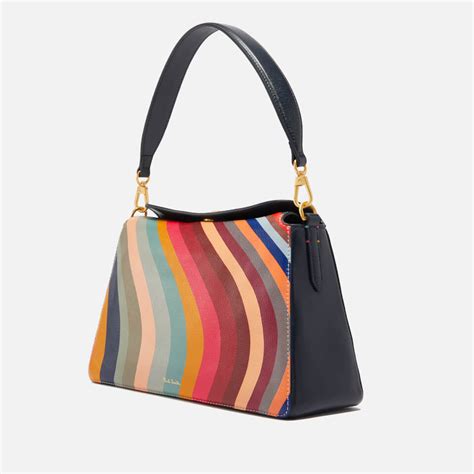 Paul Smith Swirl Leather Shoulder Bag