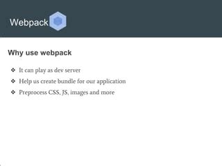 Working With Webpack PPT