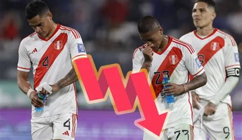 Selección Peruana Descendió Varios Puestos En Ránking Fifa Tras Perder