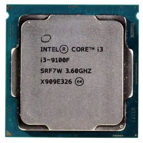 Cpu Intel Core I3 9100f 4 20ghz 6m 4 Cores 4 Threads Tray Chưa Gồm Fan