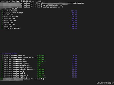 mac 本地搭建部署 dify（含 github访问超时 docker镜像源拉取超时解决方案） 技术栈