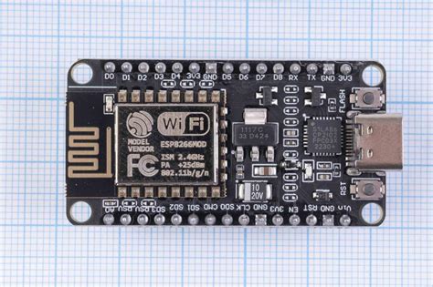 Плата Esp8266 Nodemcu Wifi чип Cp2102 Usb Type C 30 Pin продажа