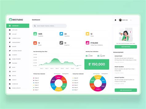 School Dashboard Designs Themes Templates And Downloadable Graphic