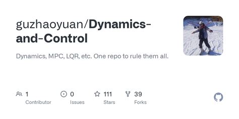 Github Guzhaoyuandynamics And Control Dynamics Mpc Lqr Etc One