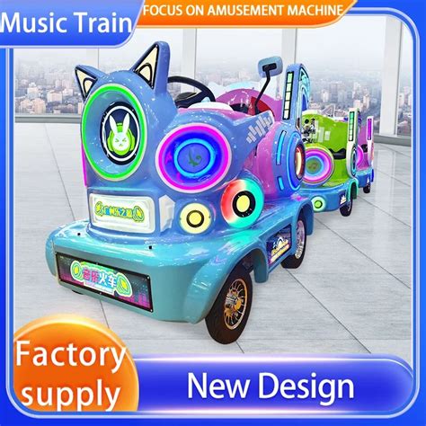 Trackless Train In The Shopping Mall Electric Mini Train For Amusement Park Trackless Train