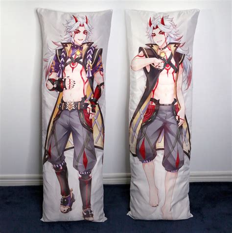 Arataki Itto Body Pillow Genshin Impact Dakimakura Etsy