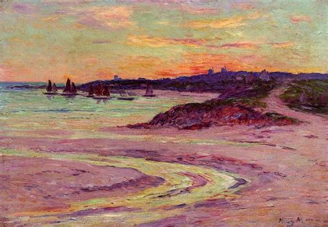 The Point Of Lervily Brittany 1906 Henry Moret Lovers Art Oil