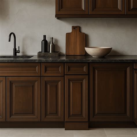 Casainc 12 Dark Caramel Kitchen Base Cabinet With Drawer Super Arbor