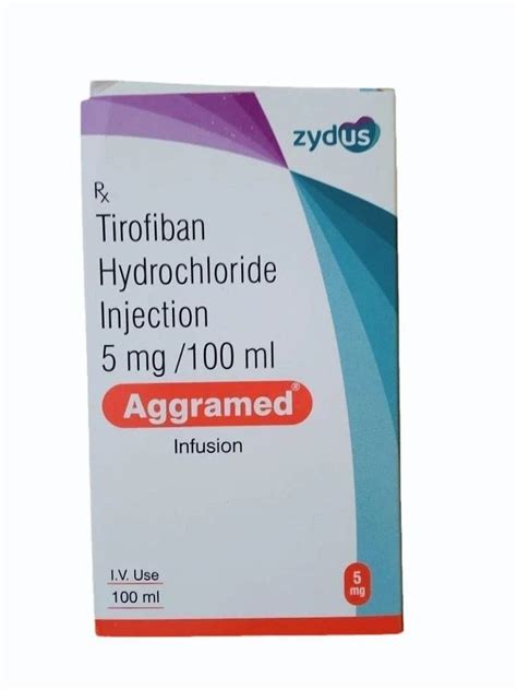 Tirofiban Hydrochloride Injection Aggribloc Latest Price
