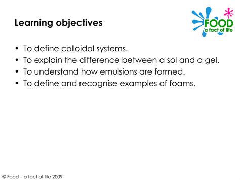 Colloidal System In Food Ppt