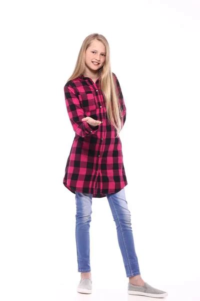 Tween Standing Isolated картинки стокові Tween Standing Isolated