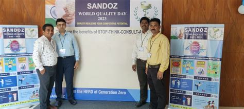 Distek Team At Sandoz On World Quality Day 2023 Hiten Rana