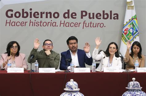 Celebra Gobierno De Puebla Sesión Ordinaria Del Consejo Estatal De