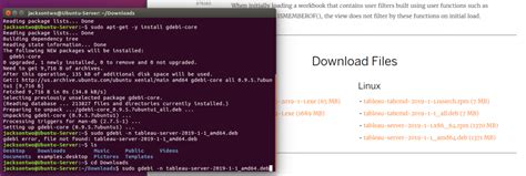 Installing Tableau Server On Linux Ubuntu LTS 16 04 Jackson Two