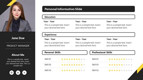 Personal Resume PowerPoint Template