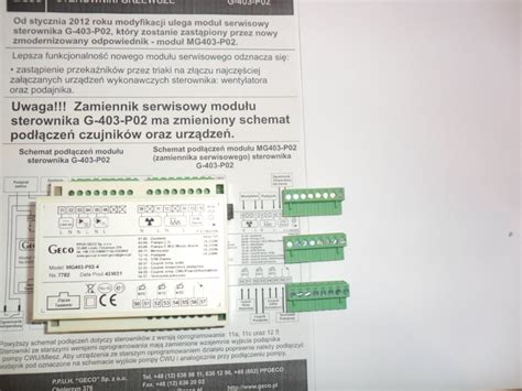 STEROWNIK GECO G P MG PO NOWY Częstochowa Ogłoszenie na Allegro Lokalnie