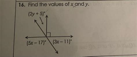Solved Find The Values Of X And Y Chegg Com Solved Find The Values Of X And Y Chegg Com