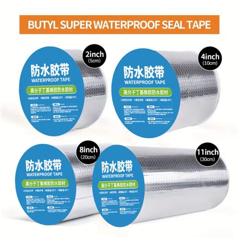 Roof Tape Sealant Aluminum Foil Butyl Waterproof Sealing Adhesive