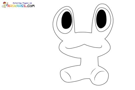 Dibujos De Pink Rainbow Friends Para Colorear