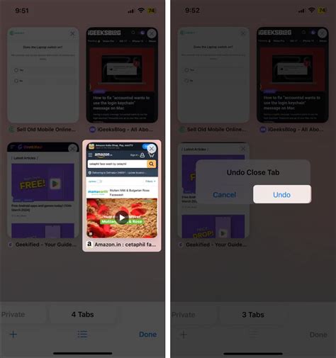 How To Restore Closed Safari Tabs On IPhone IPad And Mac
