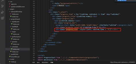 Vue利用echarts绘制项目进度条，实例详解vue 电池状进度条 Csdn博客