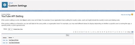 step by step guidance of salesforce youtube integration