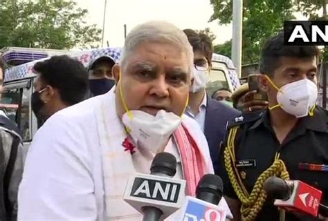 कूचबिहार राज्यपाल धनखड़ बोले चुनाव बाद दोहरी चुनौती झेल रहा बंगाल