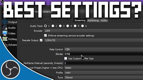Best Obs Settings For Streaming 2025 John F Whitaker