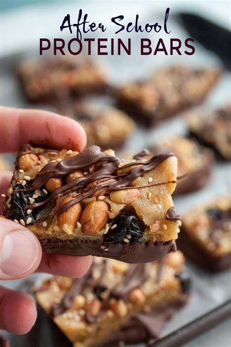 These Easy Protein Bars Are Healthy Gluten Free And Have No Artificial Sugar Added I Love